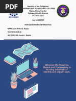 Nursing Informatics Models &theories | PDF | Chaos Theory | System