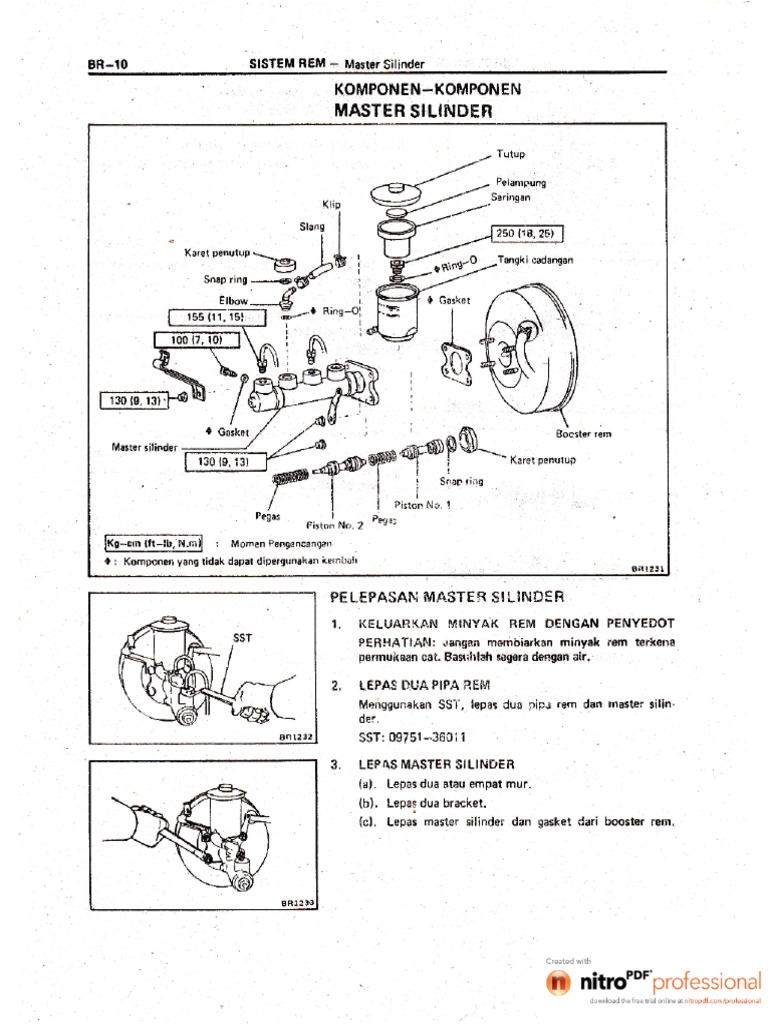 TOYOTA SERI-K CHASIS Rem 2 | PDF