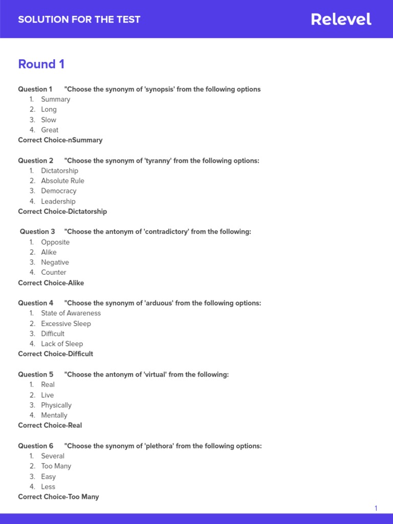 Solution - Module Test 1 - BD9 - 14th August(Solutions) - hammad | PDF