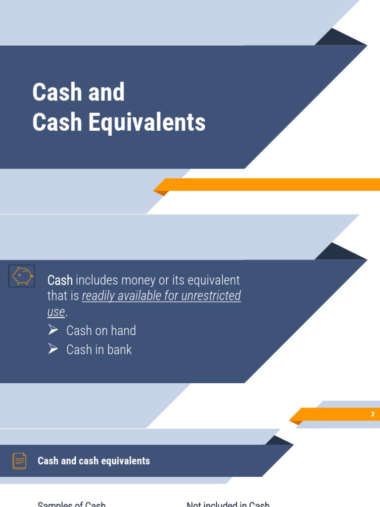 Cash and Equivalents Balances | PDF | United States Treasury Security ...