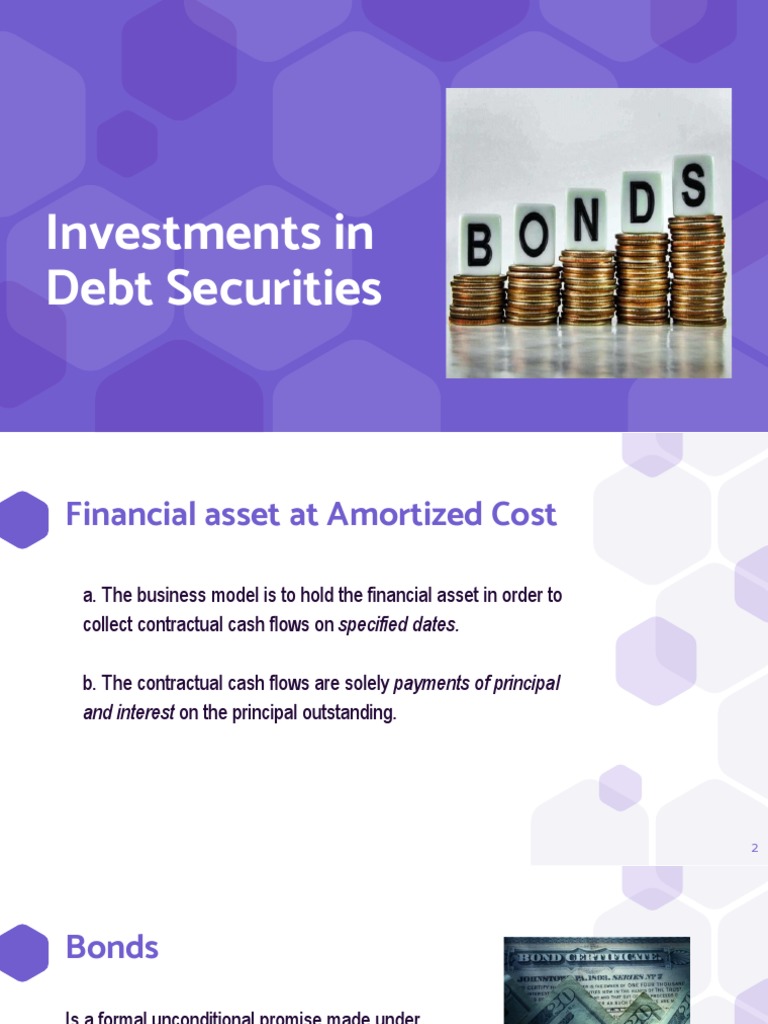 Investments in Debt Securities | PDF | Dividend | Bonds (Finance)