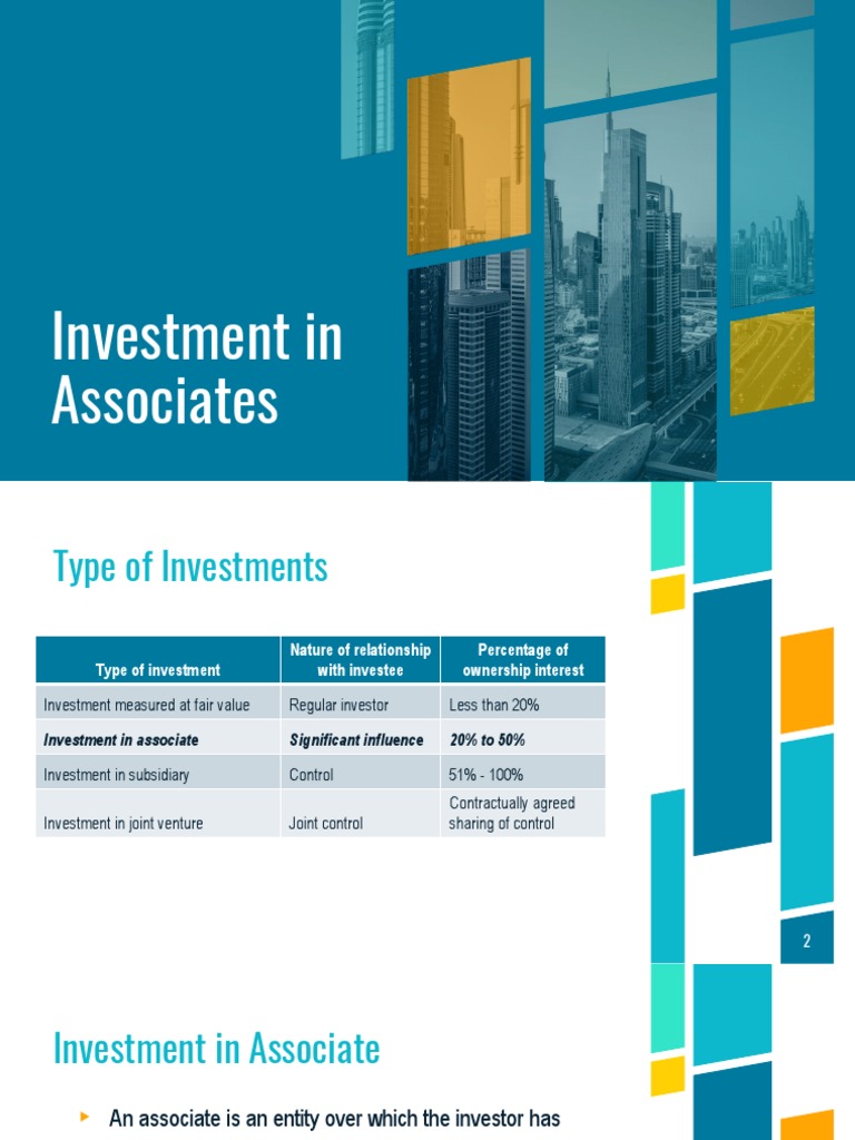 Investment in Associates | PDF | Investing | Equity (Finance)