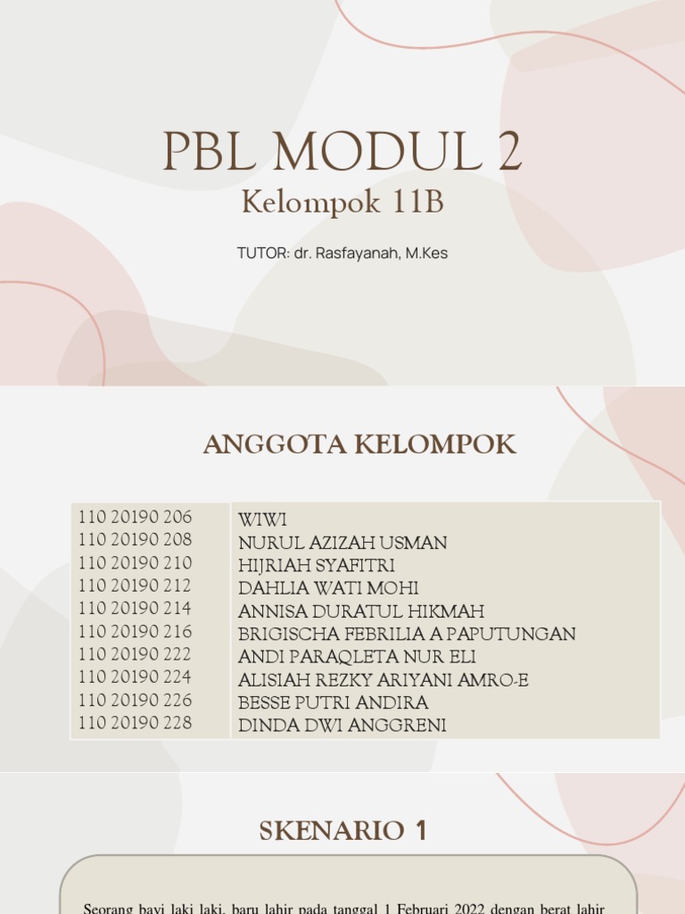 PBL Modul 2 11B | PDF