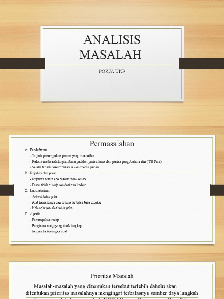 Analisis Masalah | PDF