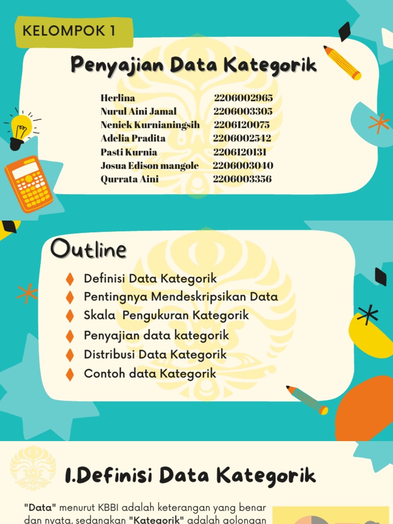 Contoh Penyajian Data Kategorik | PDF