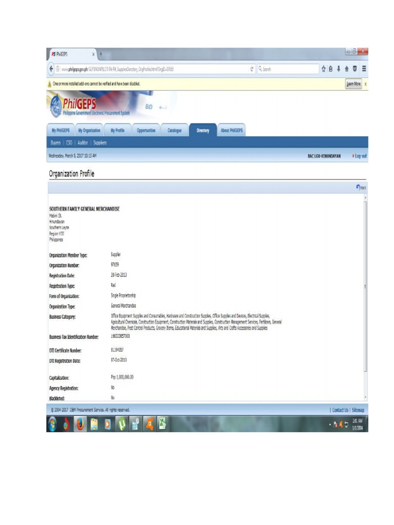 Southern Family Gen. Mdse. | PDF