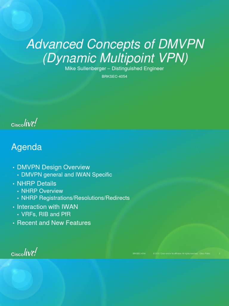 Advanced Concepts of DMVPN BRKSEC-4054 | PDF | Networking | Multiprotocol Label Switching