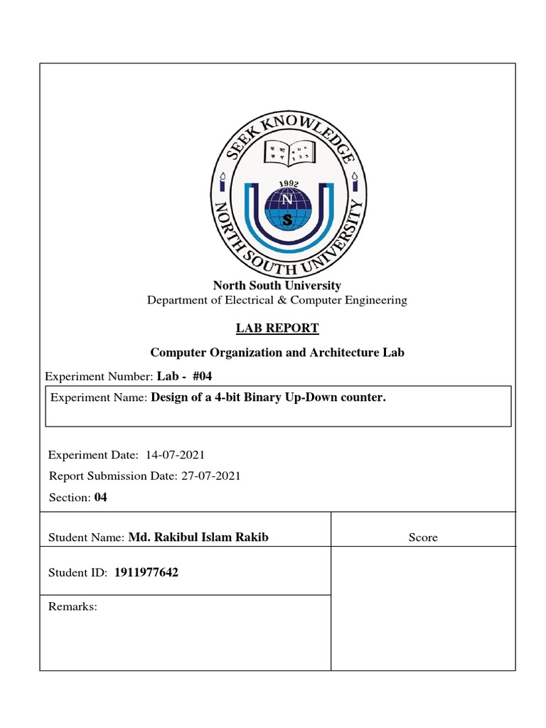 MD Rakibul Islam Rakib - LabReport4 | PDF | Electronic Circuits ...