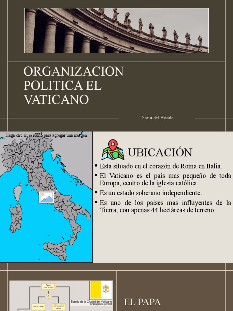 Organización Política Del Vaticano | PDF | Santa Sede | Ciudad del Vaticano