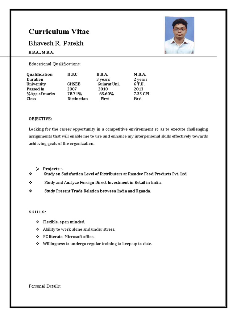Bhavesh Resume | PDF
