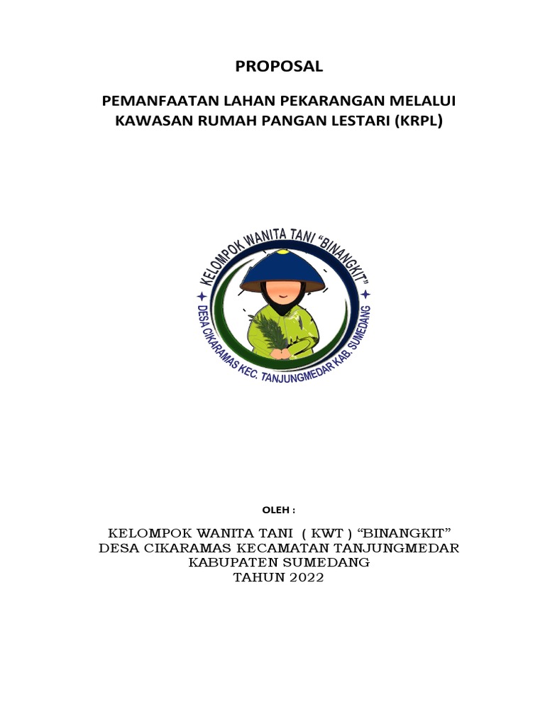 Proposal KRPL KWT | PDF