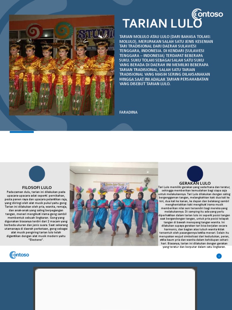 Tarian Lulo: Kesenian Tradisional Tolaki | PDF | Kajian Bahasa Asing