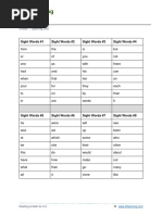 Grade 1 Spelling - Words | PDF