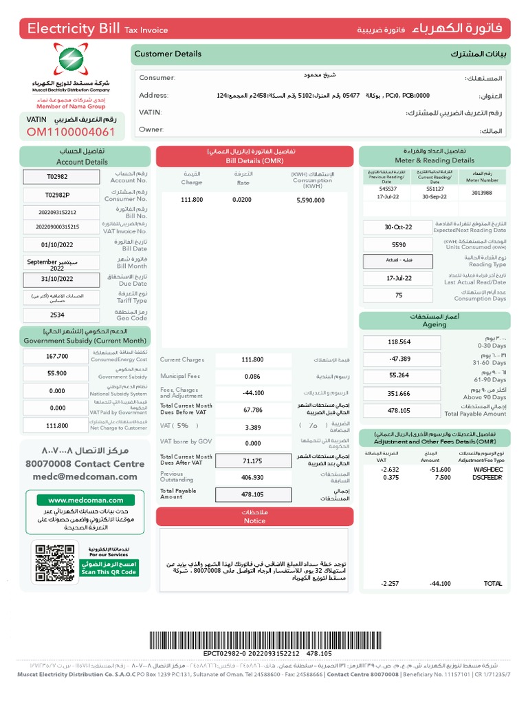 My Bill | PDF