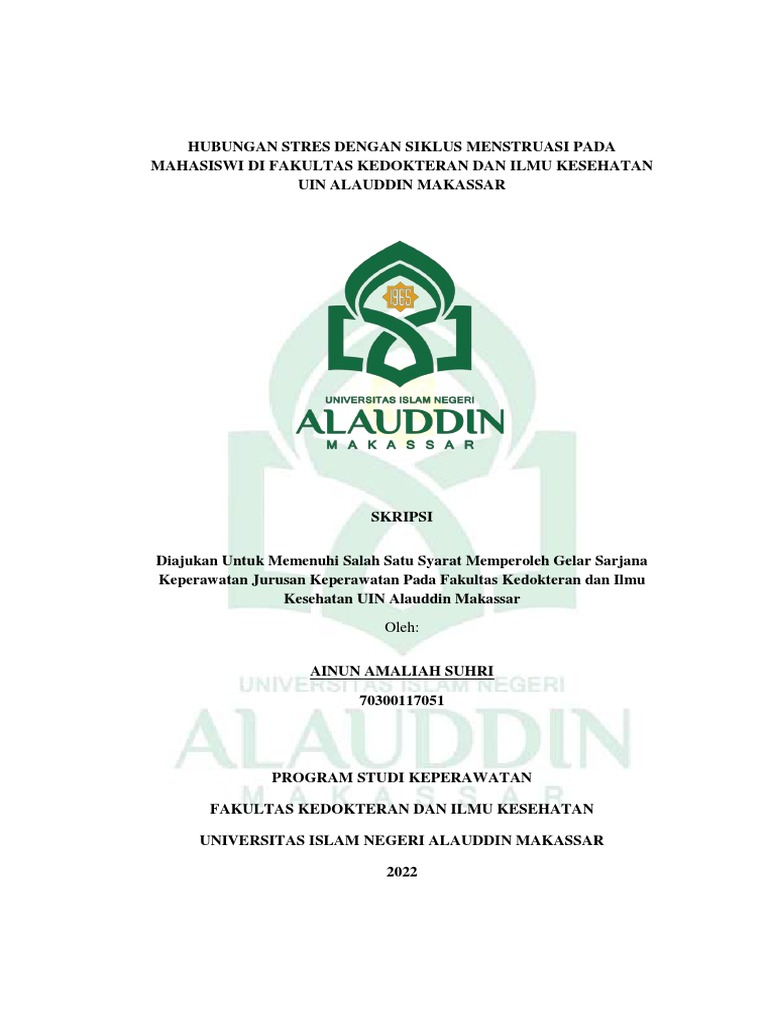 Ainun Amaliah Suhri - 70300117051 | PDF