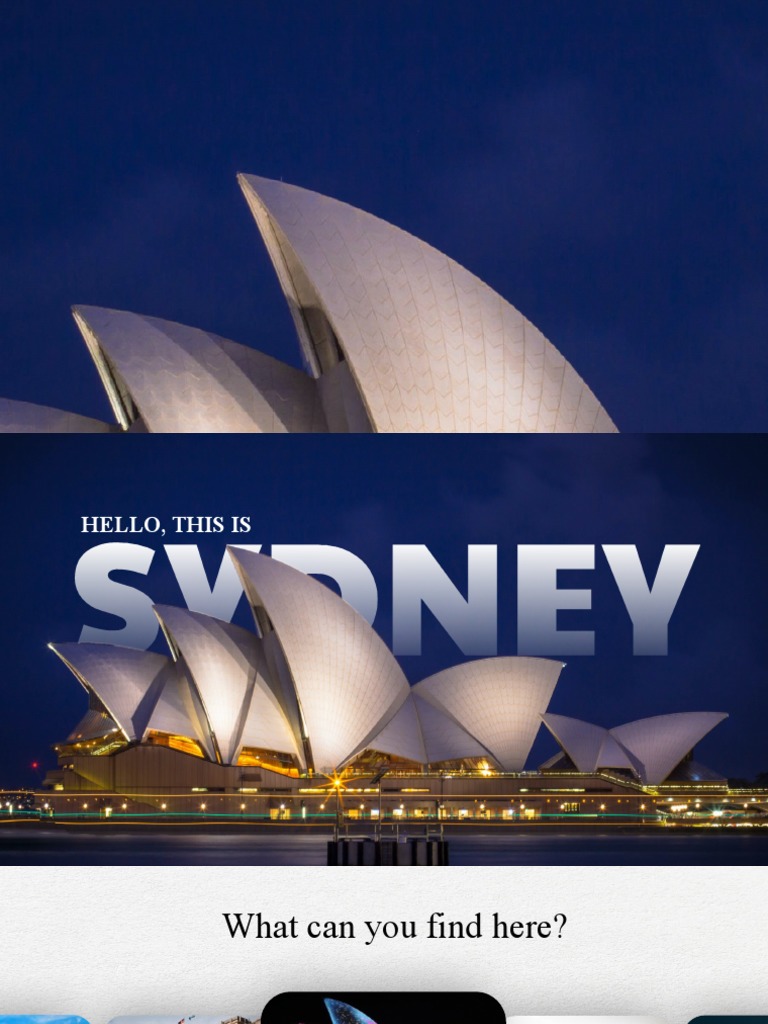 Sydney PowerPoint Morph Animation Template White Variant | PDF