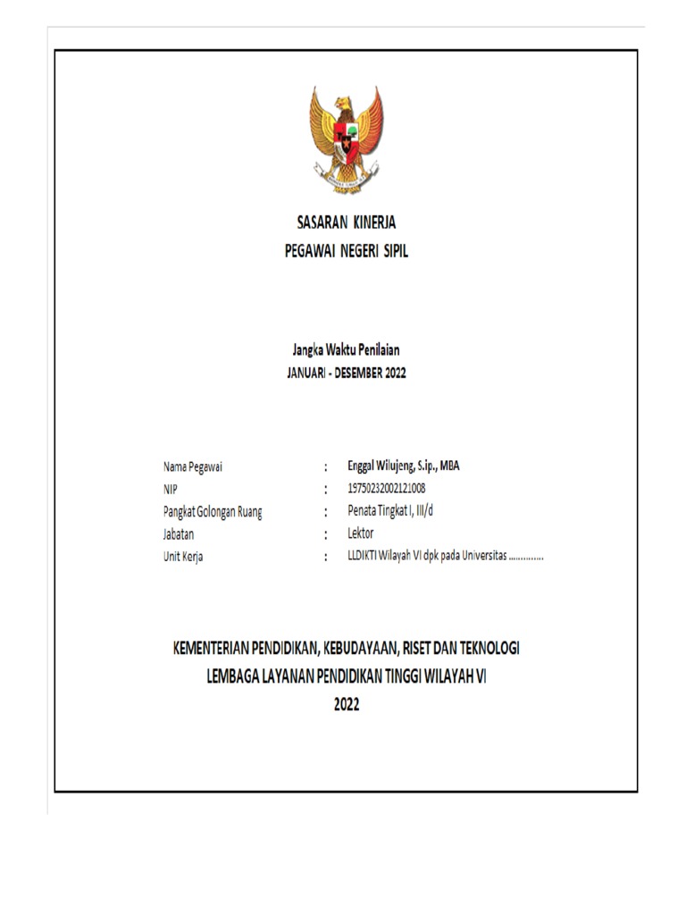 Contoh PDF SKP | PDF