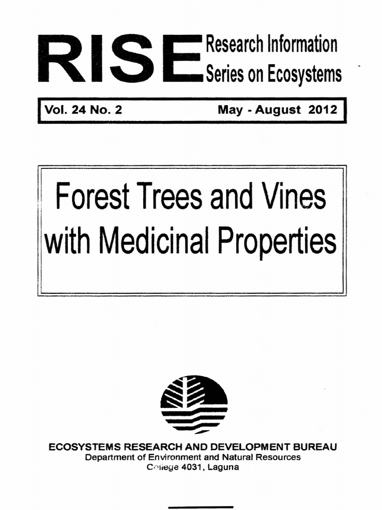 Forest Trees and Vines With Medicinal Properties: Re Earchinformation ...