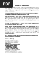 Emcee Script For Debut 7 Yo | PDF