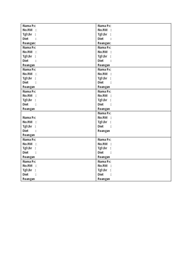 Contoh Labeling | PDF