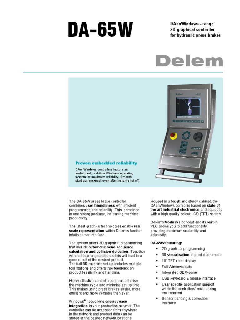 DA 65we English | PDF | Embedded System | User Interface