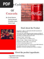 Coca Cola Product Life Cycle Presentation | PDF