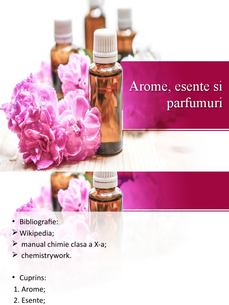 Arome, Esente Si Parfumuri | PDF