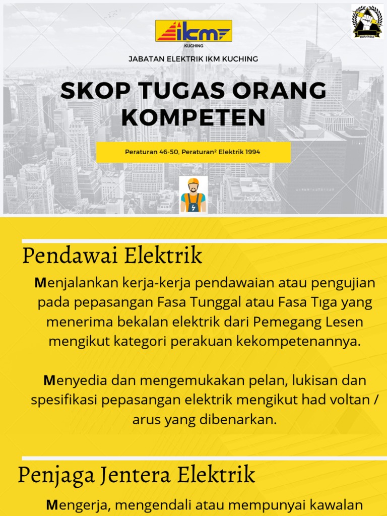 Skop Tugas Orang Kompeten | PDF