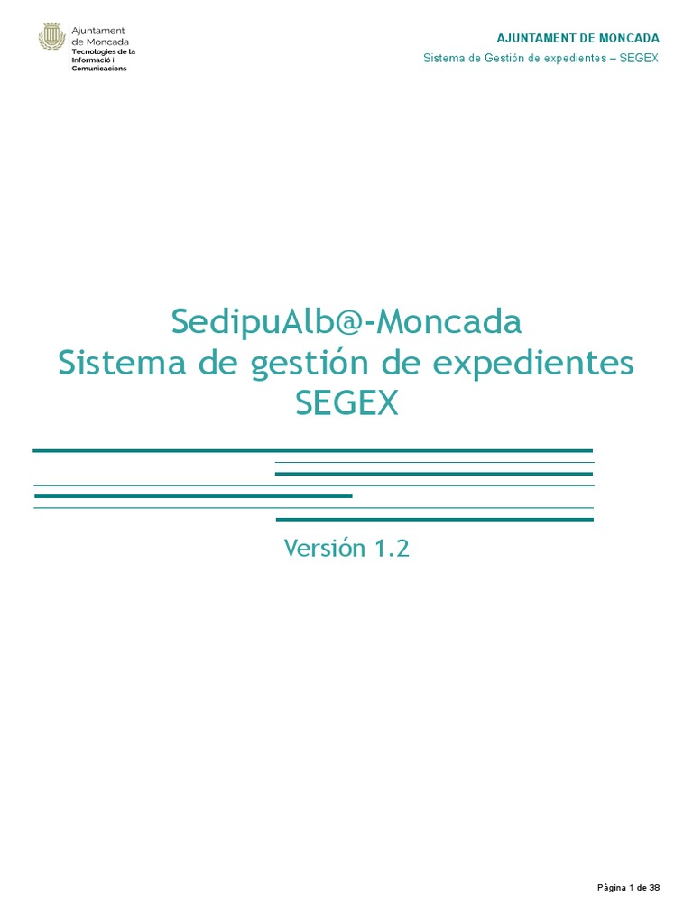 SedipuAlb@ Moncada SEGEX - v1 2 | PDF | Página web | Archivo de computadora