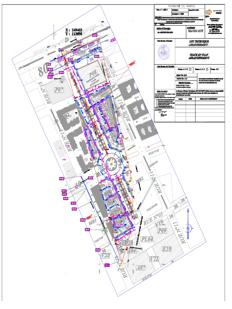 Trace en Plan Assainissement | PDF