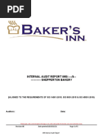 IMS Internal Audit Checklist | PDF | Verification And Validation | Audit