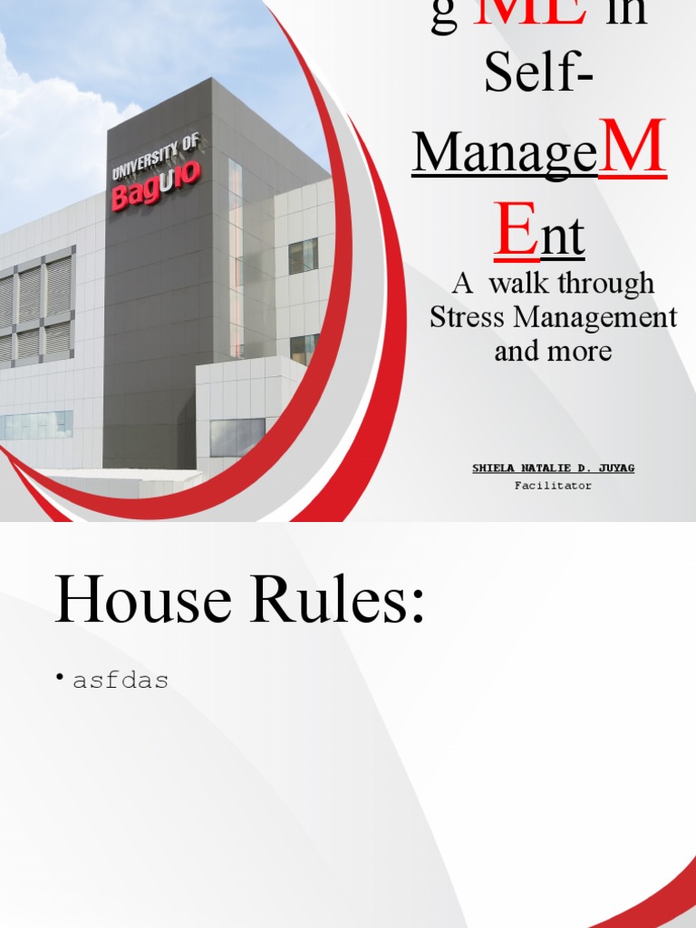 Empowering ME in Self - ManageMEnt | PDF | Self-Improvement