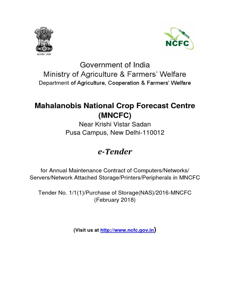 AMC Tender 20mar18 | PDF | Usb | Computer Science
