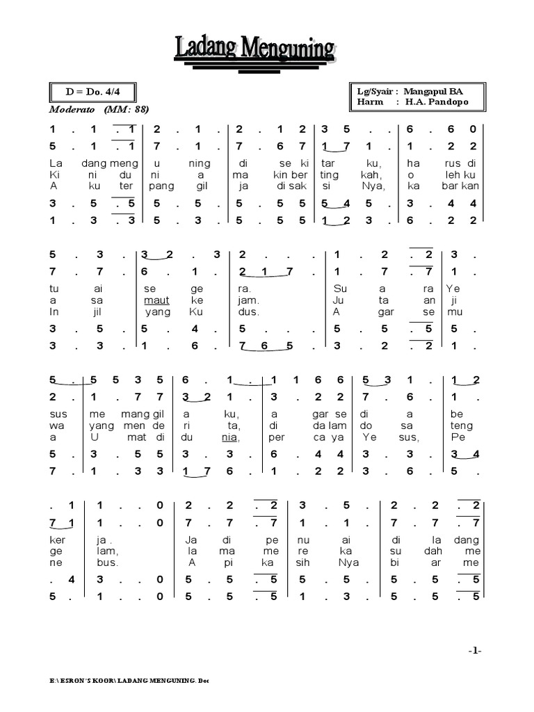Ladang Menguning | PDF