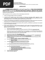 Affidavit of Designated Representative of The Proponent | PDF