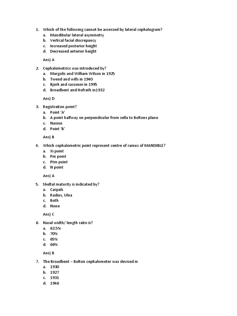 IBO Questions | PDF | Human Anatomy