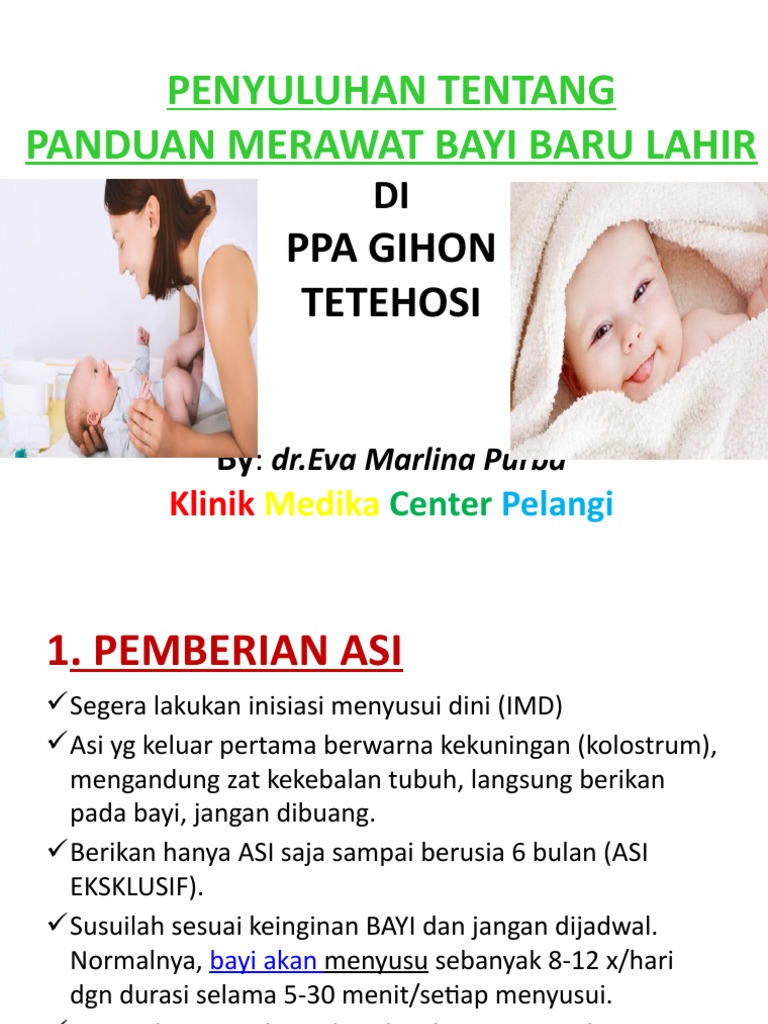 PENYULUHAN TENTANG Perawatan Bayi Baru Lahir | PDF