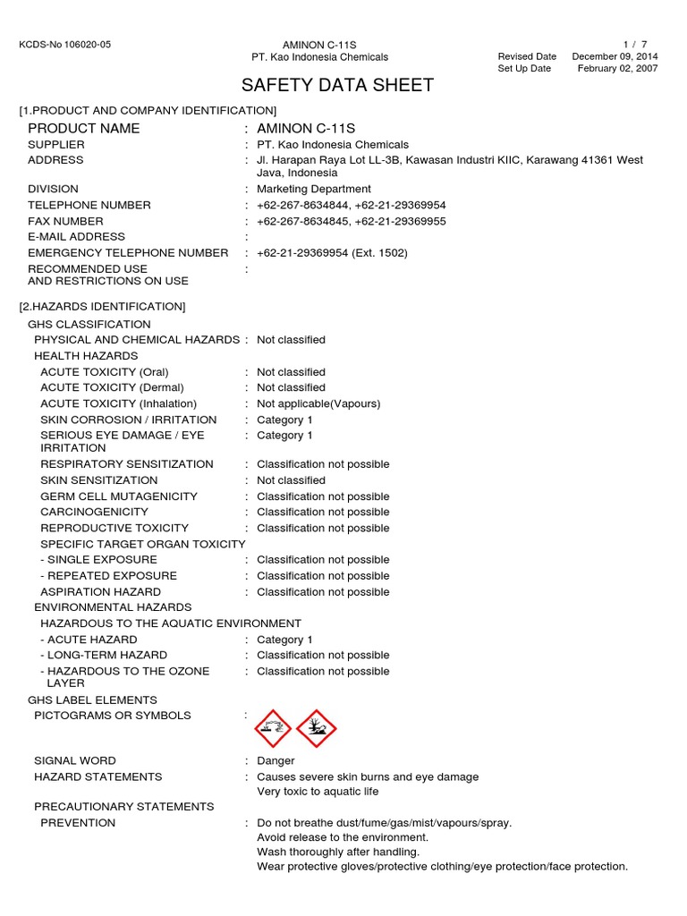 MSDS Rma 13 | PDF | Toxicity | Materials