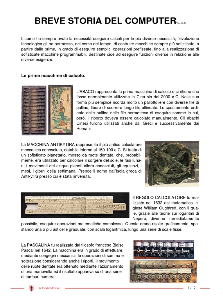 La Storia Del Computer | PDF