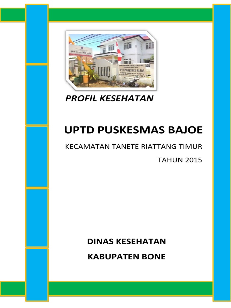 1.SAMPUL Profil 2015 | PDF | Pengembangan Diri