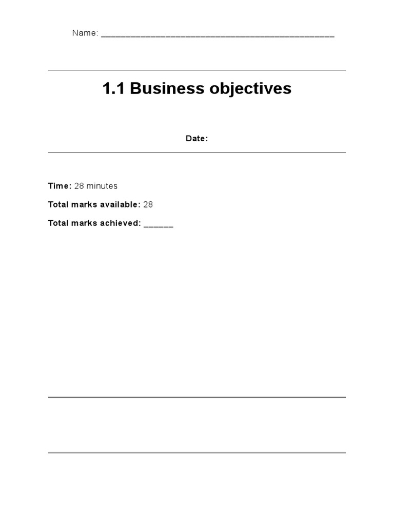 1.1 Business Objectives | PDF | Brand | Banks