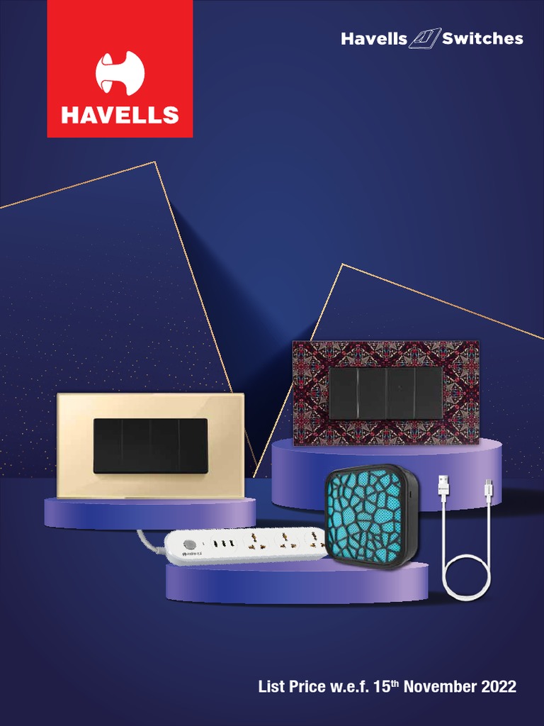 Havells Switches | PDF | Telecommunications | Physical Layer Protocols