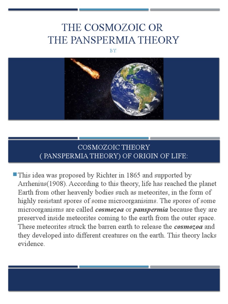 Cosmozoic Theory Sci 11 | PDF