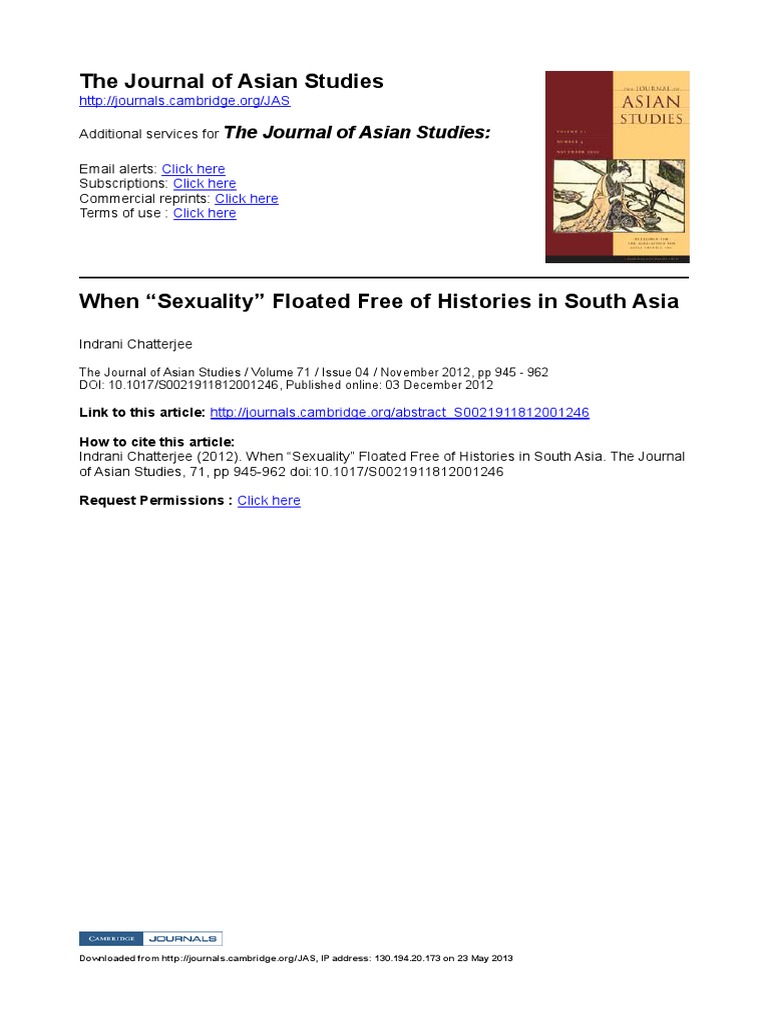 When Sexuality Floated Free of Histories | PDF | Tantra | Vajrayana