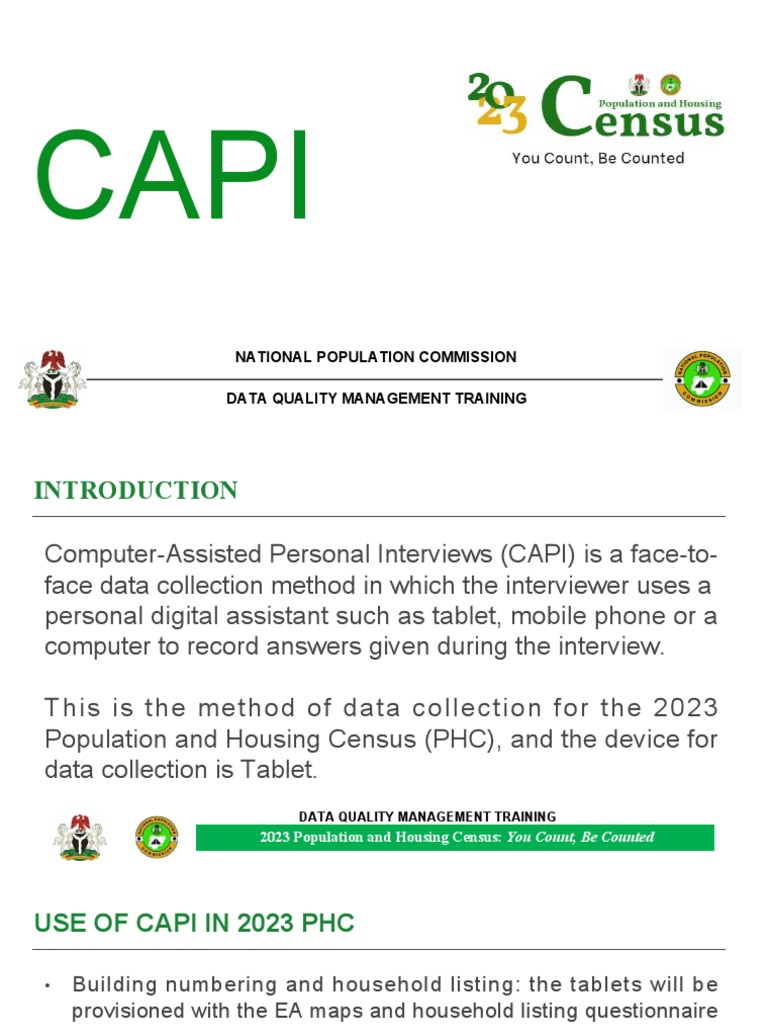CAPI | PDF | Tablet Computer | Census