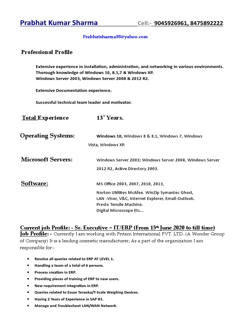 Prabhat Kumar Sharma 5 Lac | PDF | Microsoft Windows | Active Directory