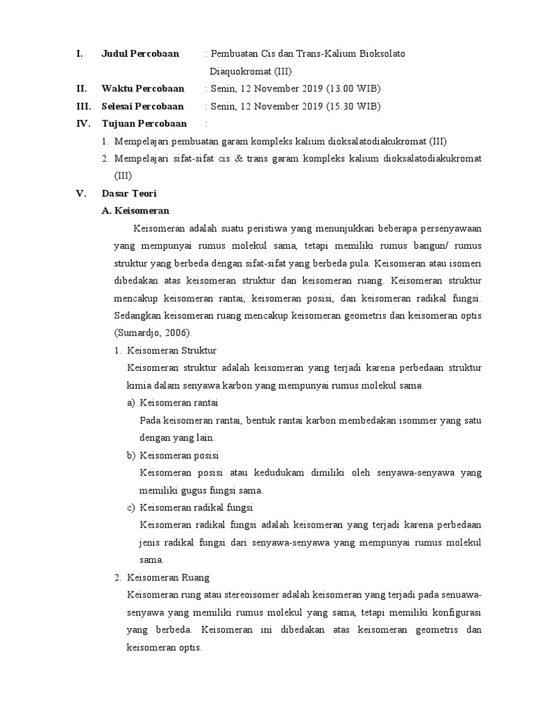 Ainun Lapres Cis & Trans Fix | PDF