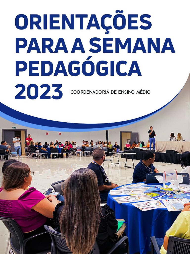 Orientativo - Semana Pedagógica 2023 - Ensino Médio | PDF | Pedagogia ...