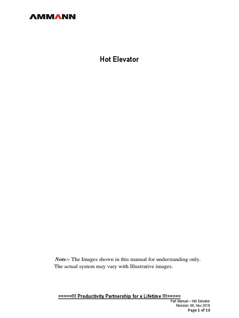 (Hot Elevator) | Download Free PDF | Elevator | Mechanical Engineering