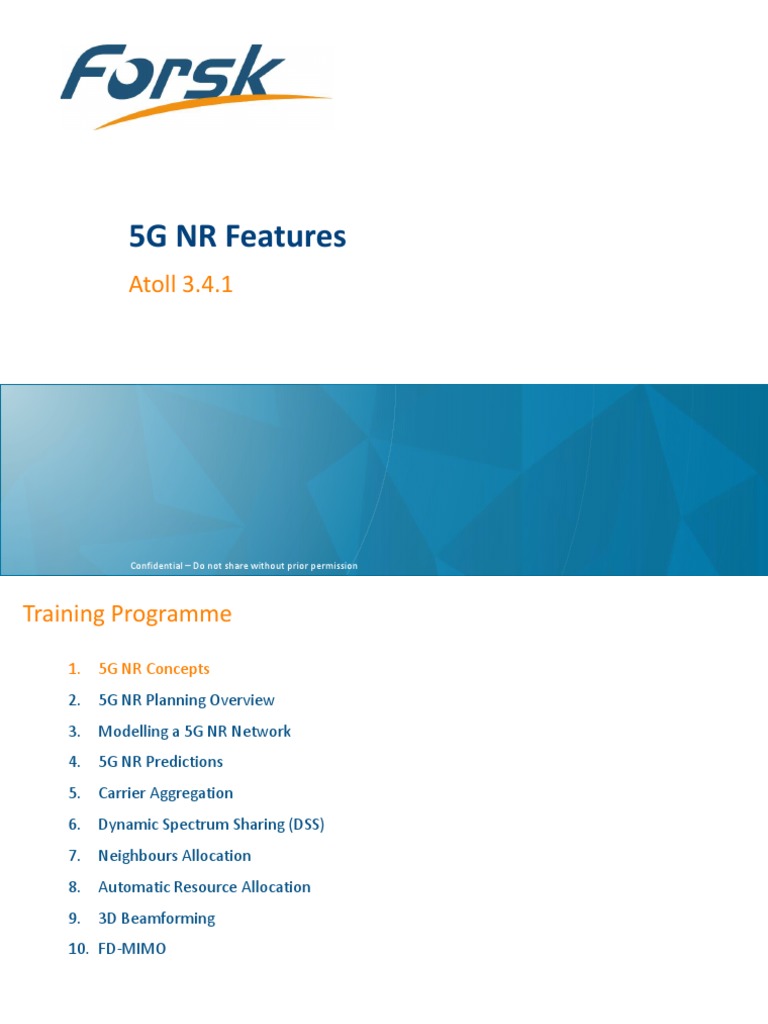 Atoll 3.4.1 5G NR | PDF | Mimo | Orthogonal Frequency Division Multiplexing